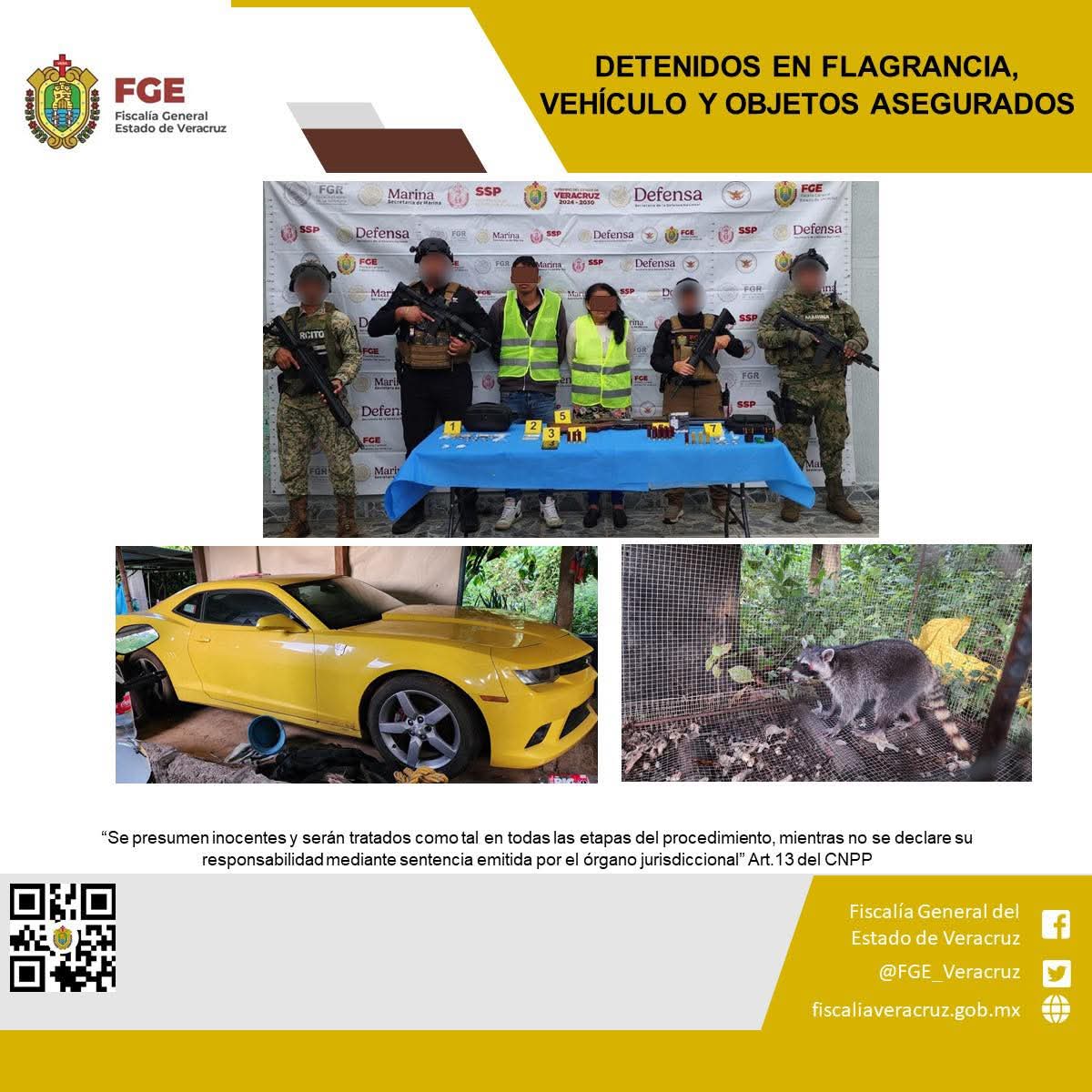 DOS PERSONAS DETENIDAS, VEHÍCULO Y OBJETOS ASEGURADOS EN OPERATIVO DE ...